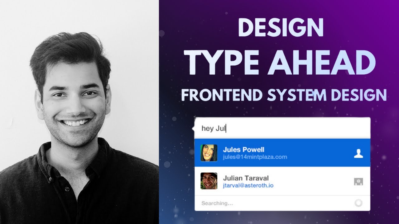 Design Autocomplete Typeahead Frontend System Design Guide Youtube