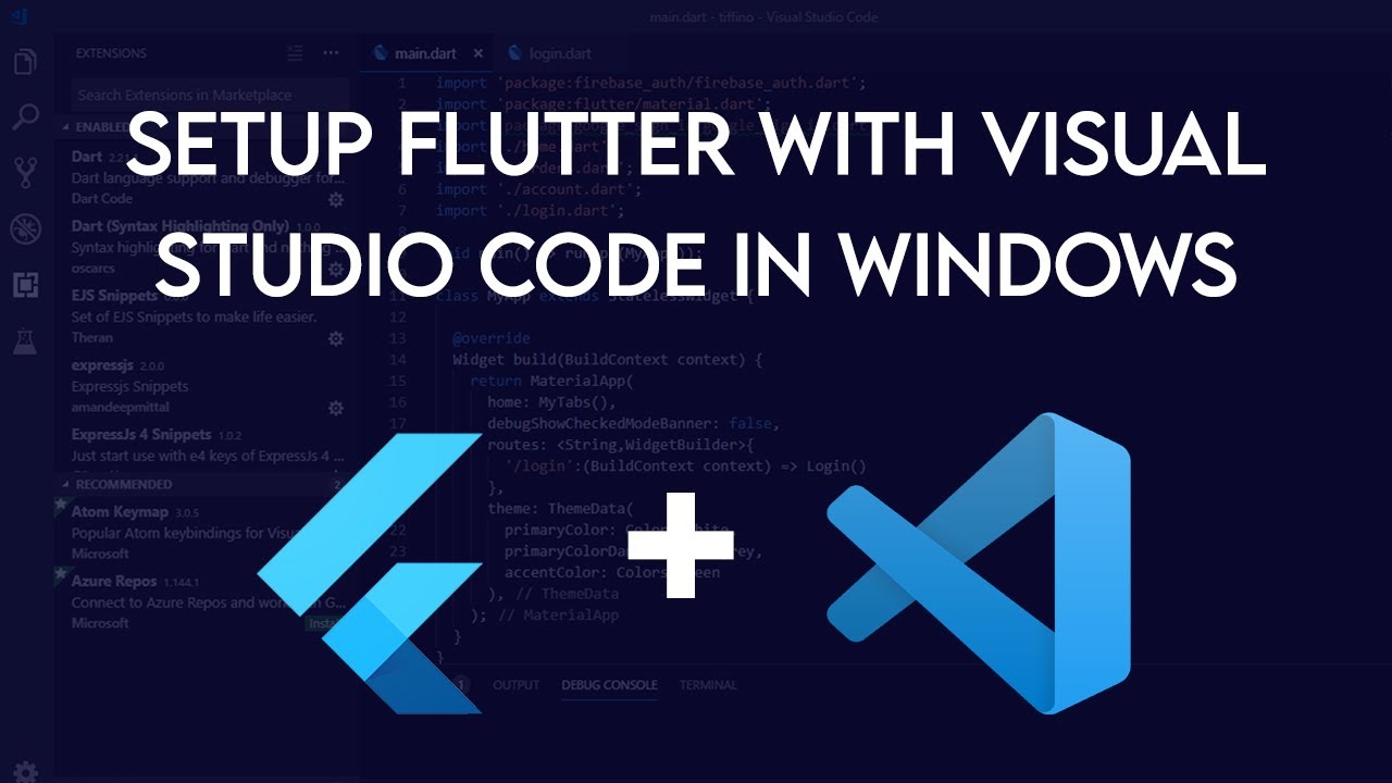 Download Vs Code Setup Flutter With Visual Studio Code In Windows
