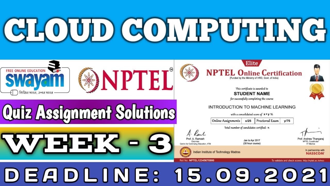 Cloud Computing Nptel Week 3 Assignment 3 Solution July2021