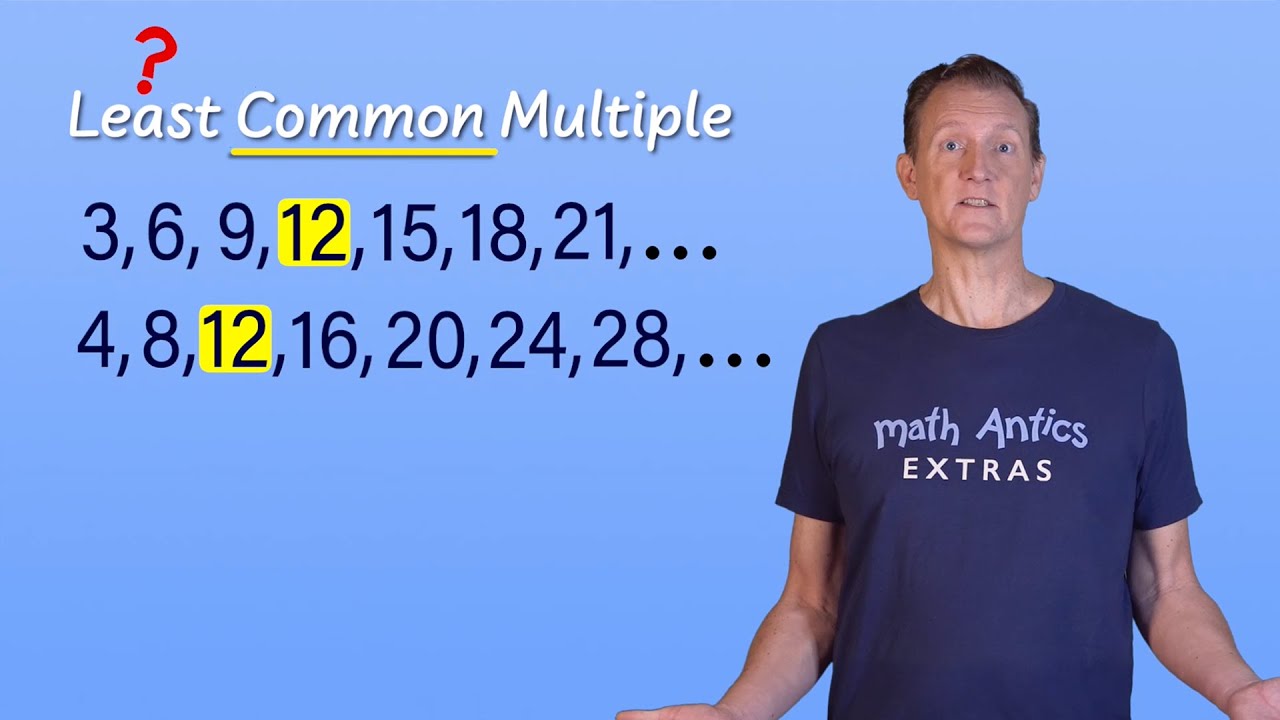 Lcm Basic Method Math Antics Extras