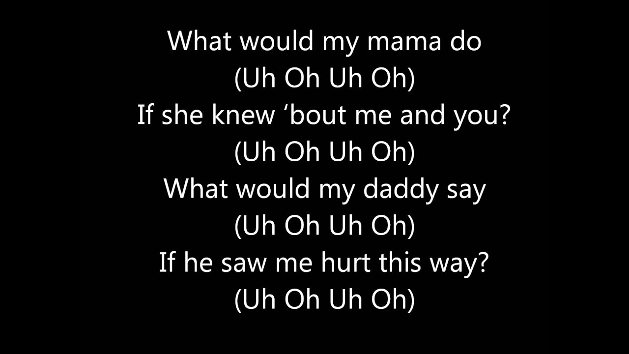 Pixie Lott Mama Do Uh Oh Uh Oh Lyrics On Screen Youtube