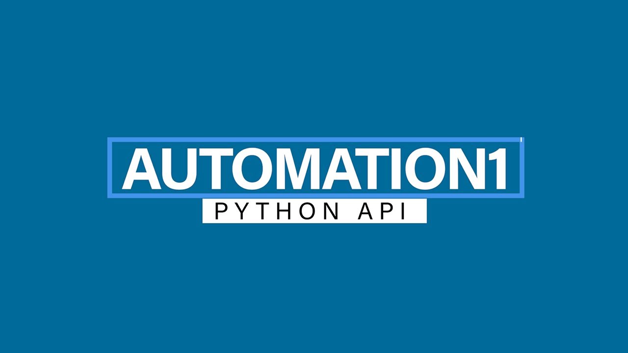 Automation1 Python Api Youtube