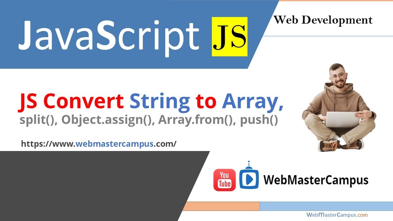 Javascript Convert String To Array Youtube