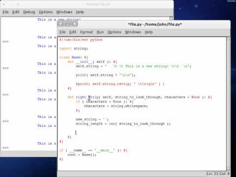 Python 64 String Right Strip Youtube