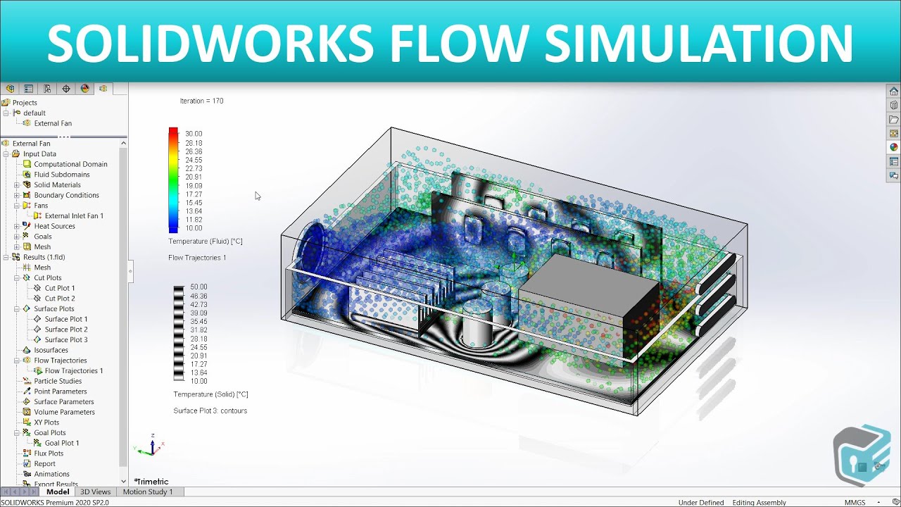 Solidworks Flow Simulation Applying External Fan Youtube