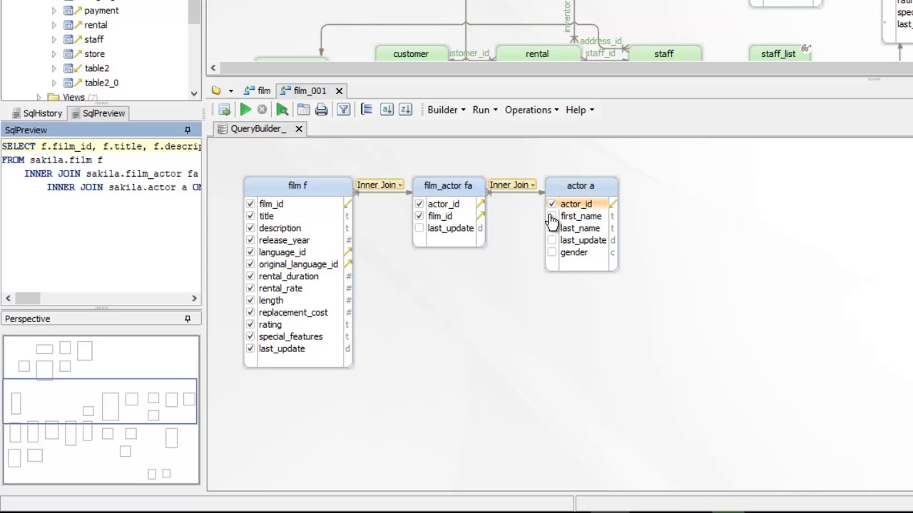 Database Visual Query Builder Youtube