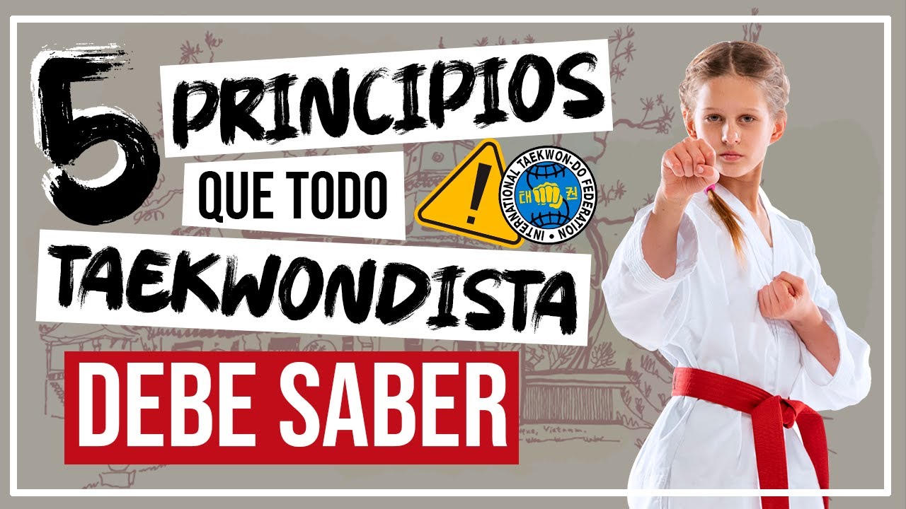 Los 5 Principios De Taekwon Do ﾂｿcuﾃ Les Son Y ﾂｿquﾃｩ Significan ｨ 舒