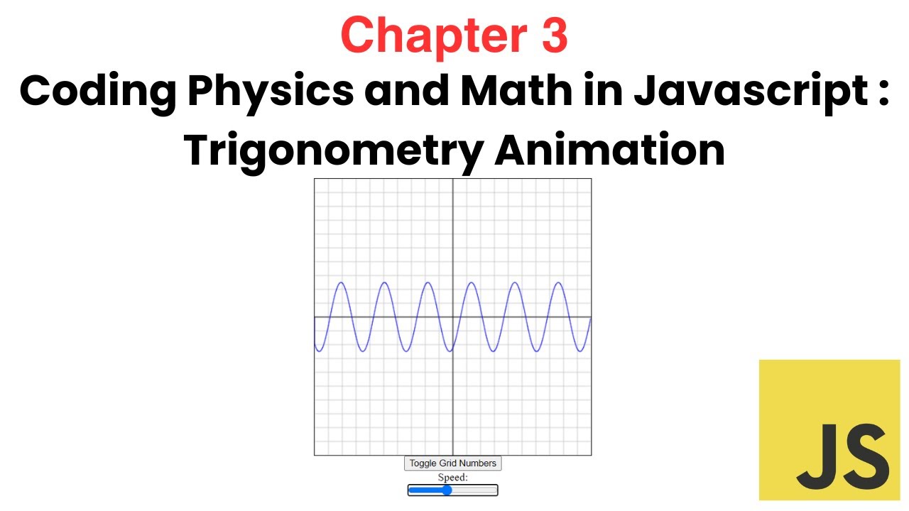 Chapter 3 Trigonometry Animation In Javascript Youtube