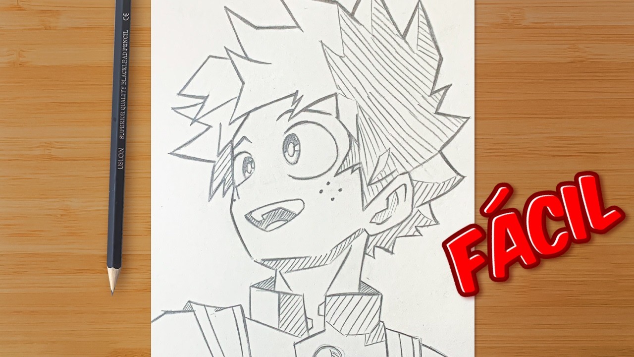 Cгіmo Dibujar A Deku рџћё Paso A Paso Fгўcil Con Lгўpiz Youtube