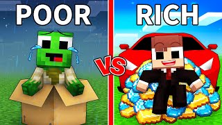 Mikey Poor Vs Jj Rich Survival Battle In Minecraft Maizen Mikey Spikey ...