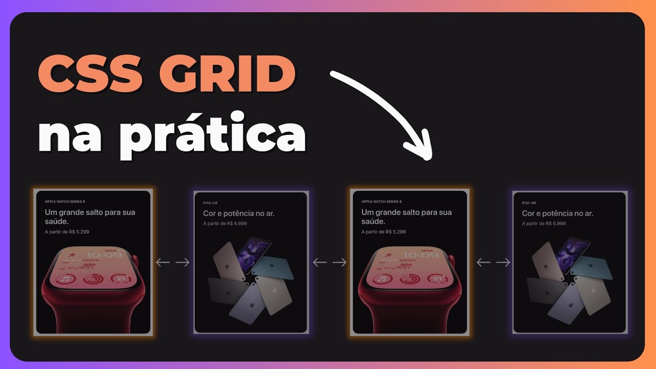 Css Grid Na Prática Tutorial Completo Youtube