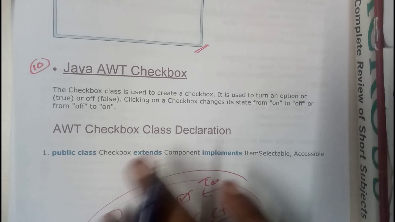9 Java Awt Checkbox Youtube