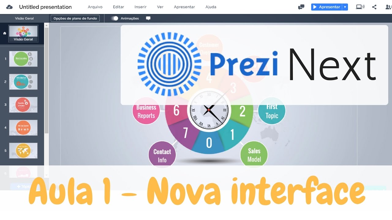 Prezi Next Nova Interface Do Prezi 2017 Youtube
