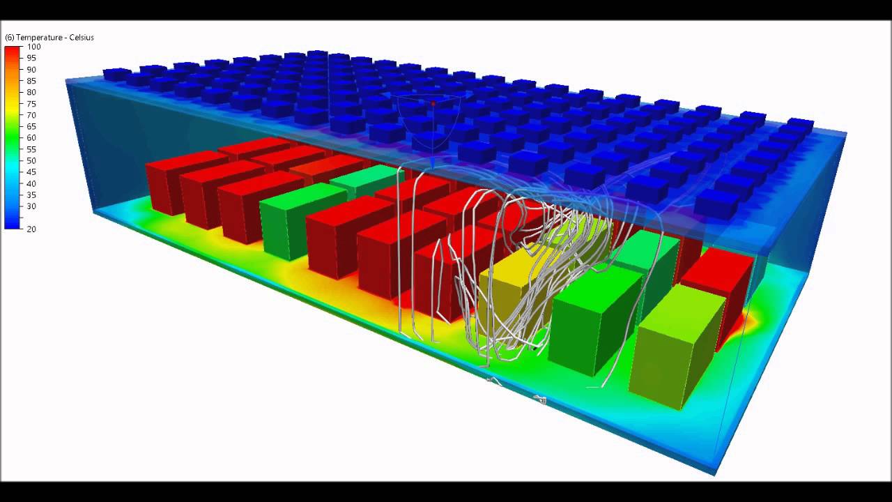 Simulation Cfd Particles Trace Animation Youtube