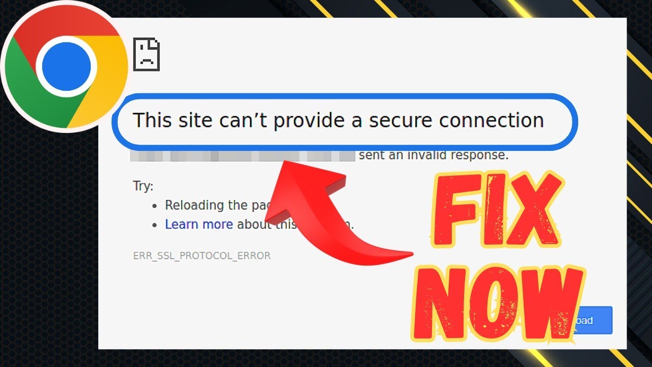 How To Fix This Site Can T Provide A Secure Connection Problem In