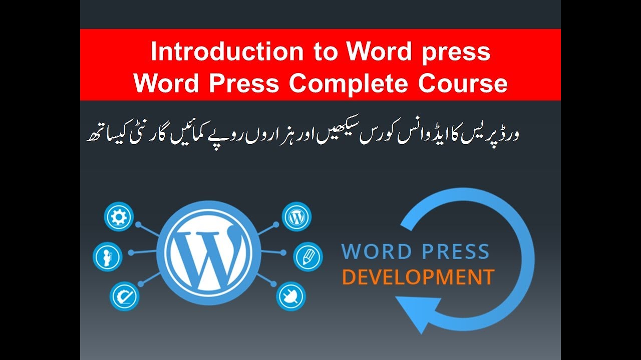 Wordpress Tutorial For Beginners Wordpress Introduction For
