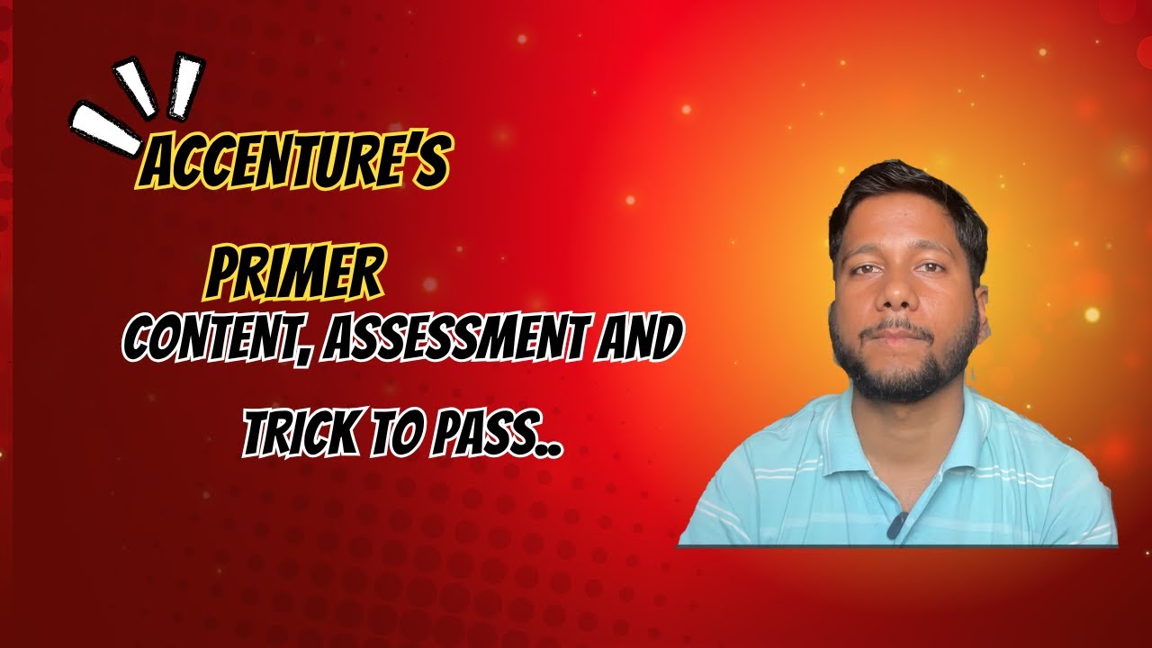 Accenture Primer Training In 2026 How To Clear Primer Test Step By
