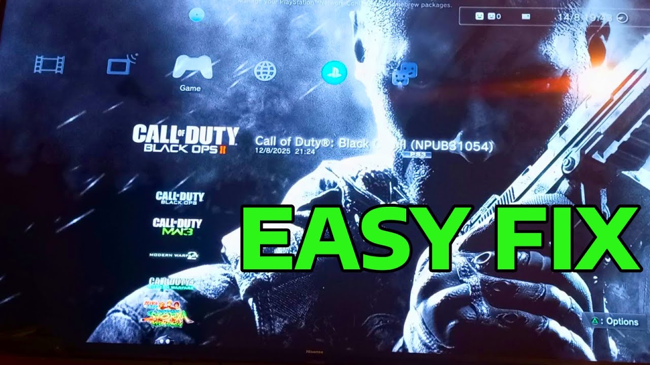 How To Fix Ps3 Black Ops 2 Freezing Stuck Black Screen Youtube