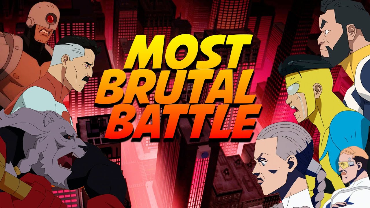Every Brutal Fight Scene In Invincible Youtube