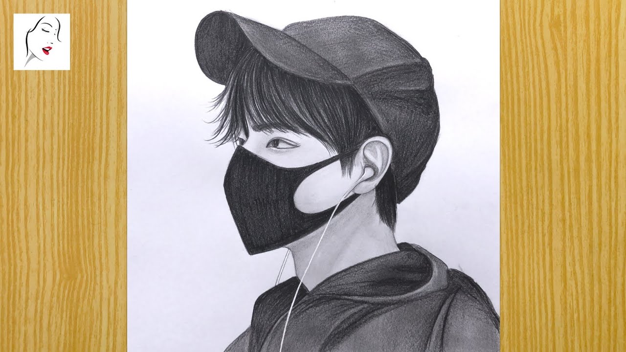 Anime Boy With Cap Drawing At Dora Snoddy Blog