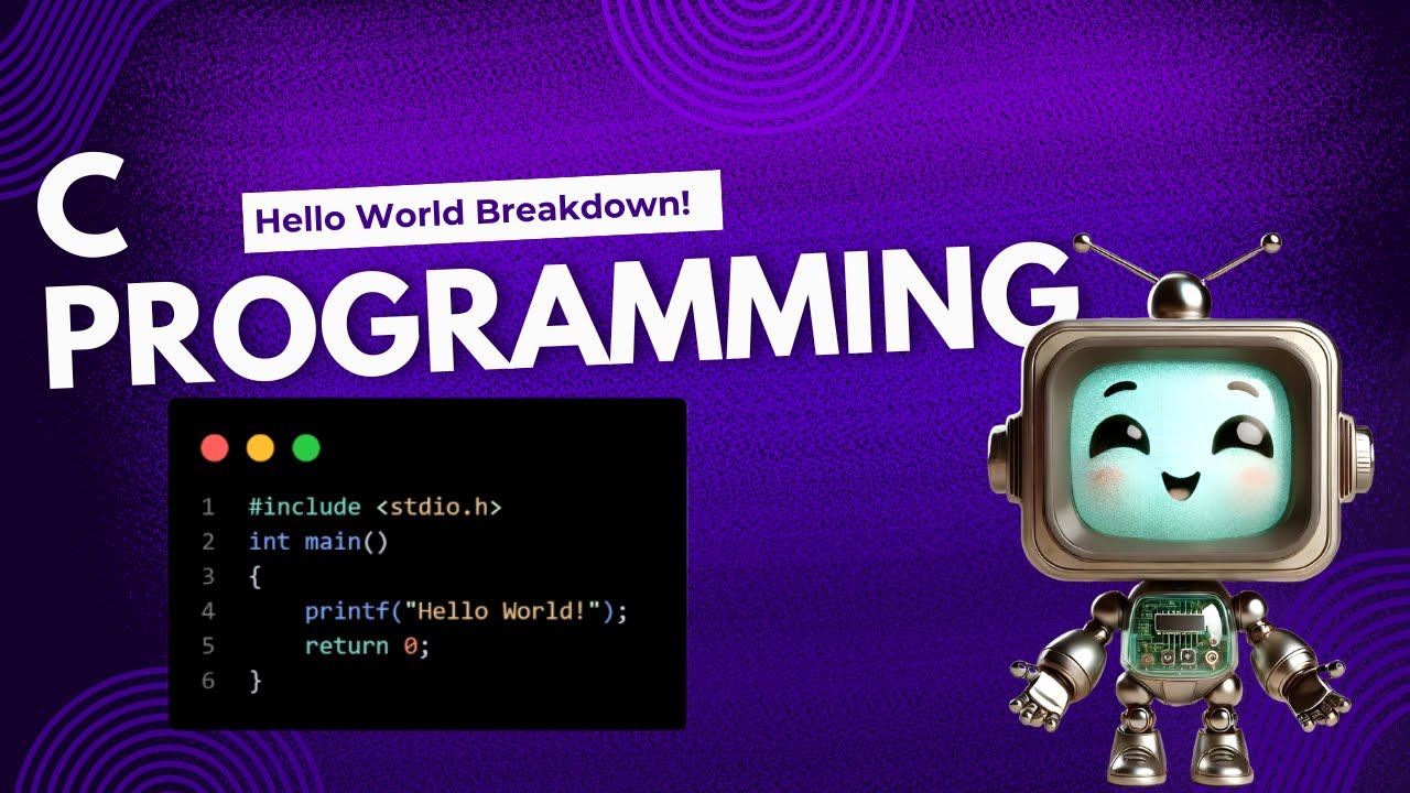 C Programming Tutorial For Beginners Hello World Program Youtube