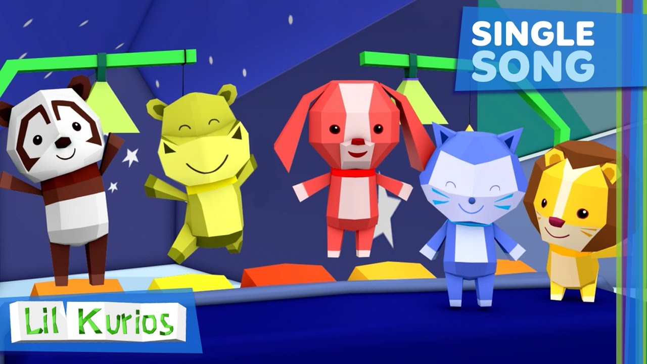 Five Little Monkeys Jumping On The Bed Nursery Rhymes Kids Songs