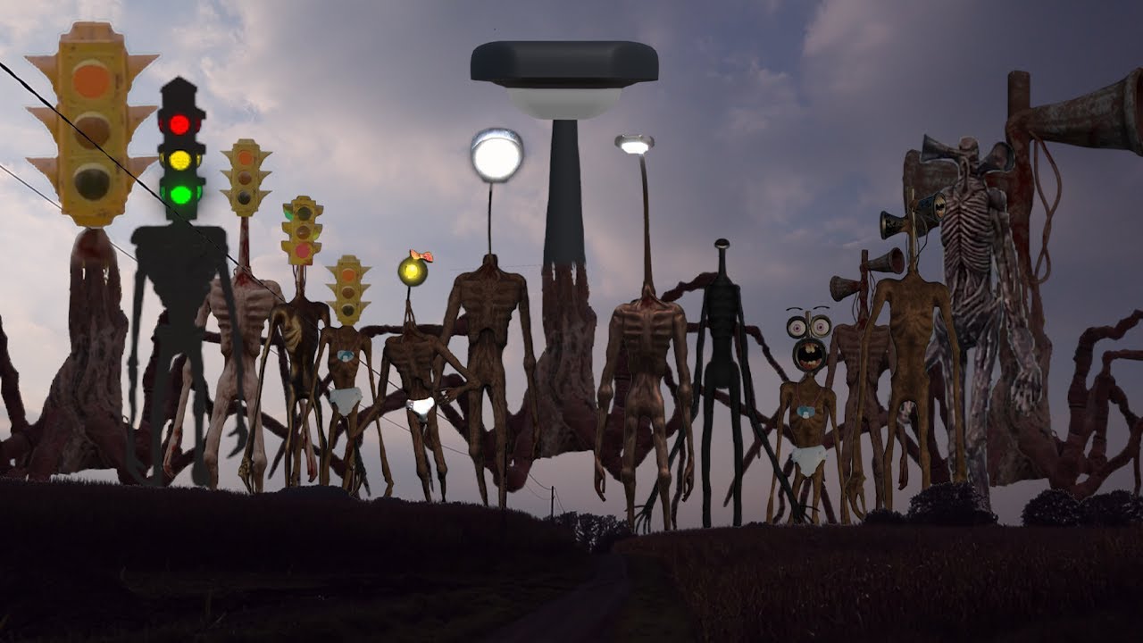 All Siren Head Evolutions Vs All Light Head Evolutions Vs All Traffic