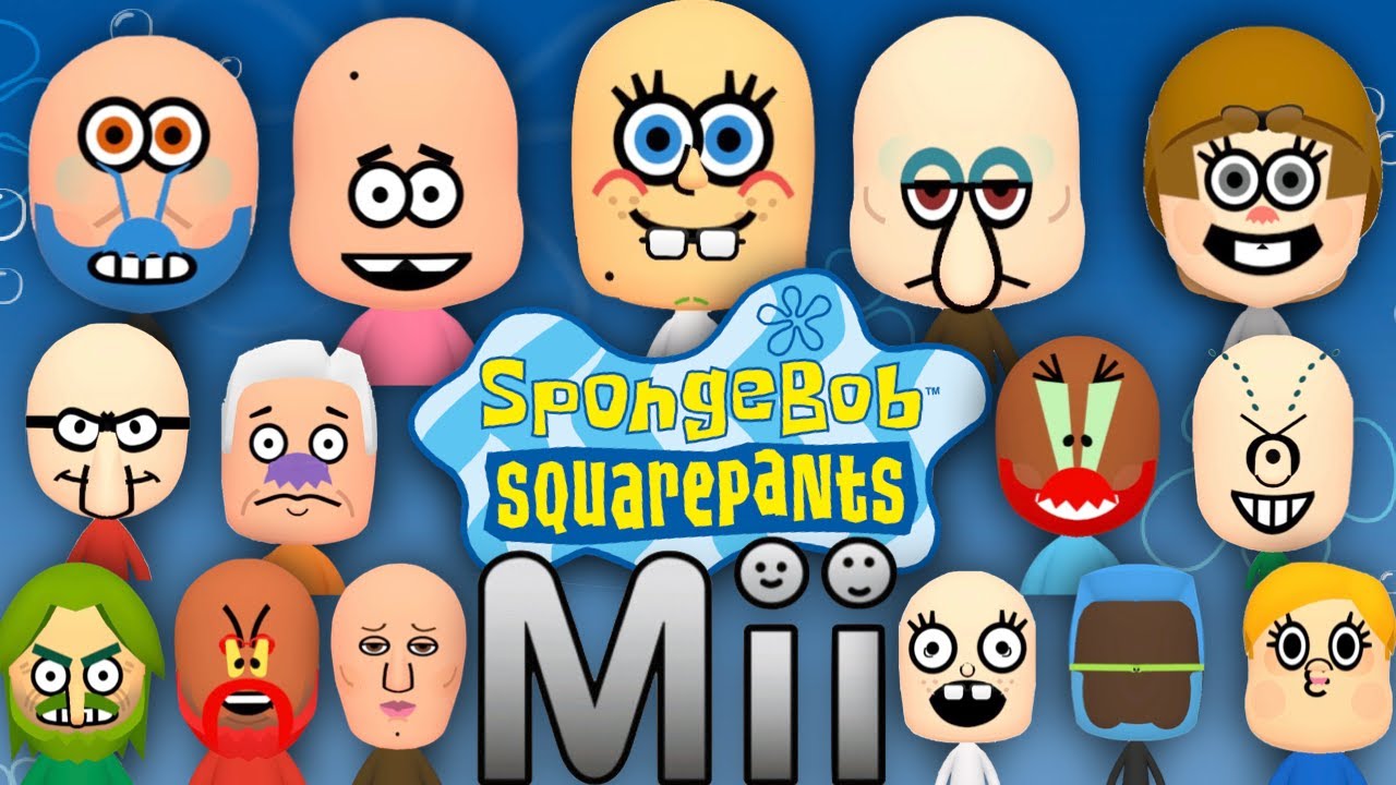 Every Spongebob Mii Ever Youtube