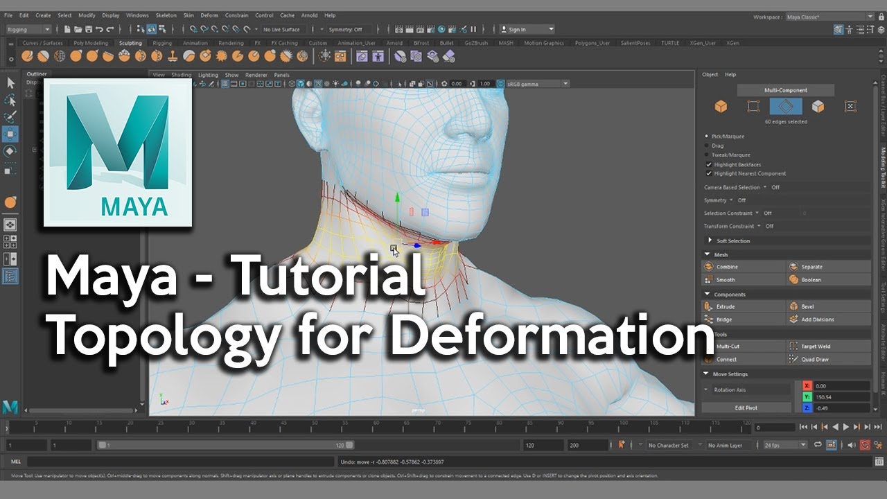 Maya Deformation Topology Youtube