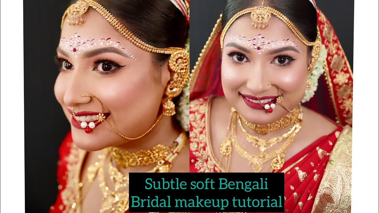 Bengali Bridal Makeup Tutorial Step By Step Long Lasting Makeup