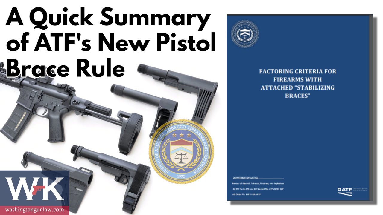 A Quick Summary Of Atf S New Pistol Brace Rule Aro News