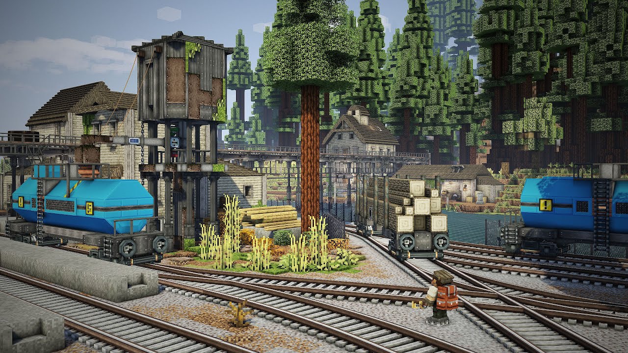 Building The Ultimate Railway In Minecraft Create Mod Create Mod Ep 6
