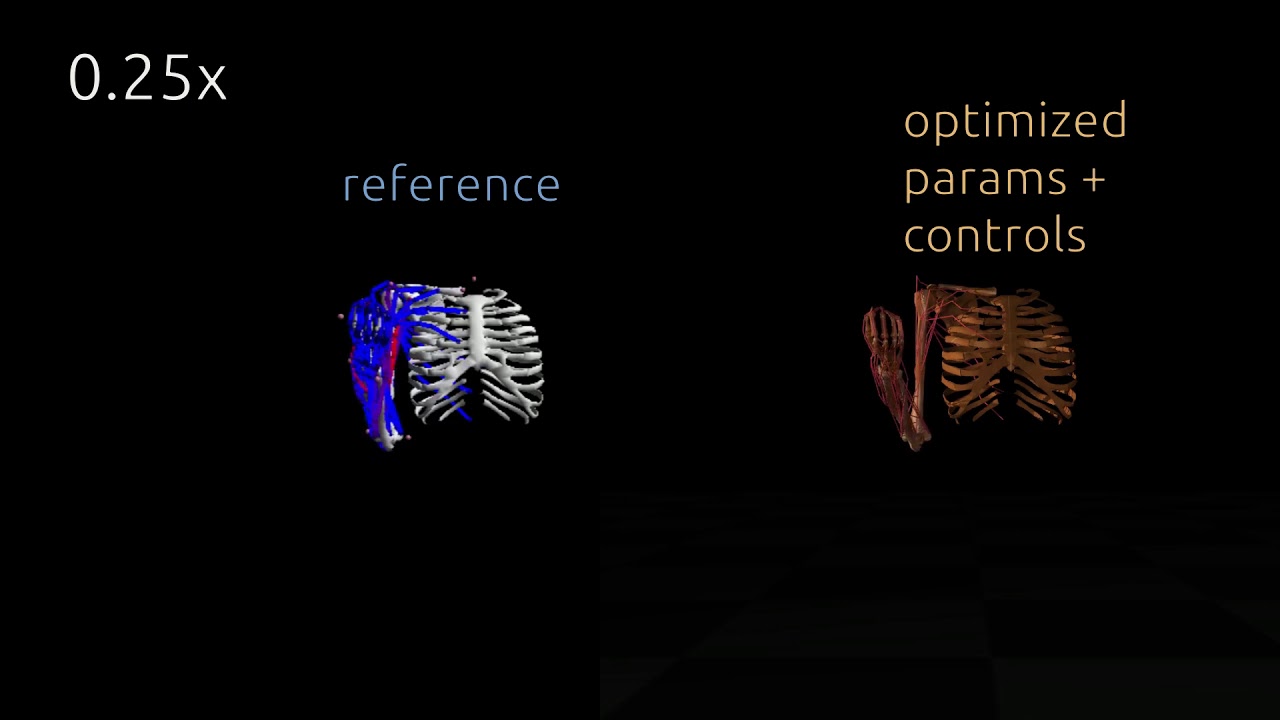 Forward Dynamics Comparison Opensim Vs Mujoco Youtube