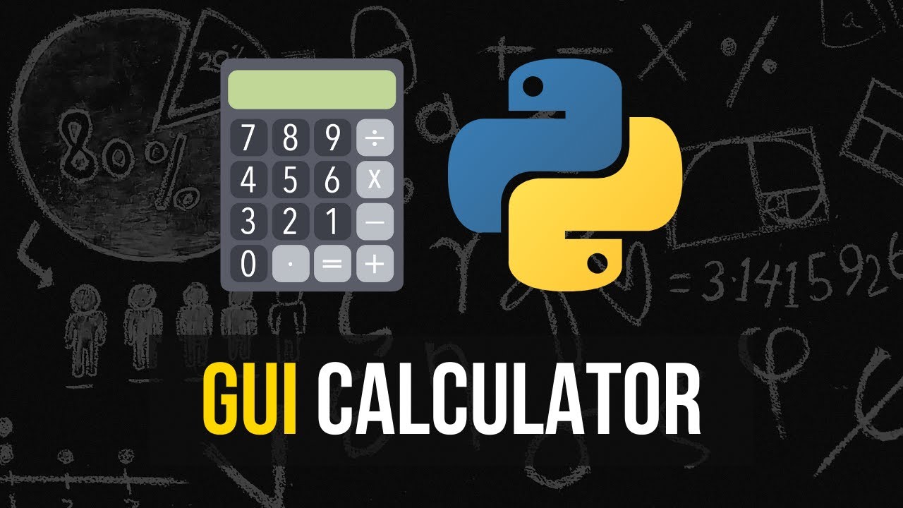 Simple Gui Calculator In Python Youtube