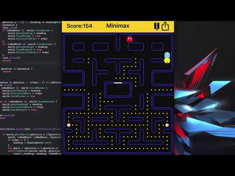 Ai Plays Pac Man Running Minimax Algorithm Youtube