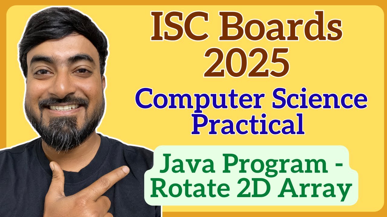 Isc Class 12 Computer Science Practical 2025 Java Coding Solved