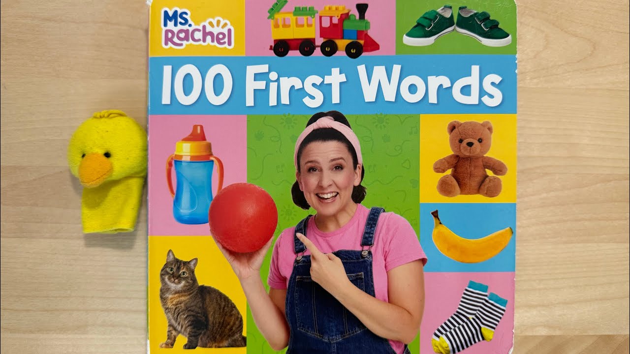 Ms Rachel S 100 First Words Baby Toddlers Engaging Learning Time