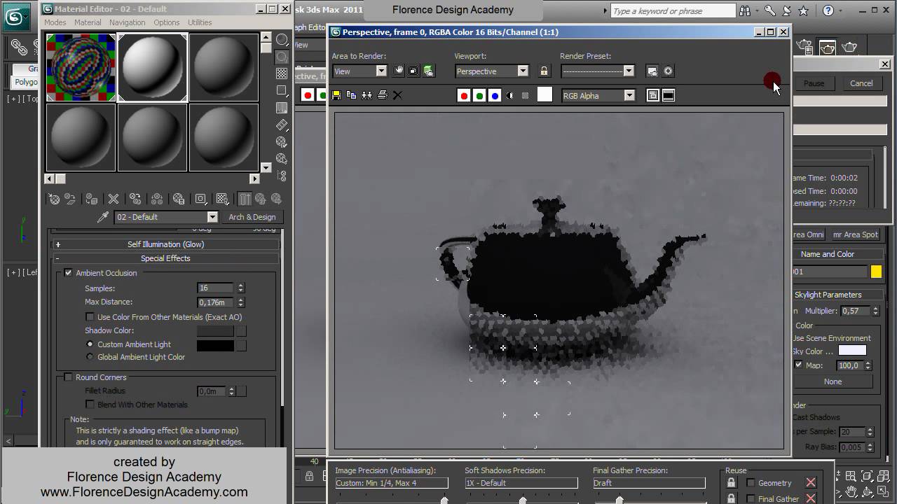 3d Studio Max 2011 Render Tutorial Avi Youtube