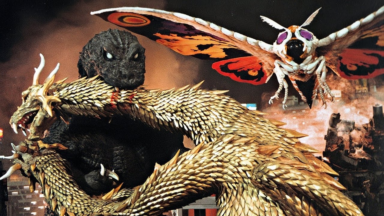 Godzilla Vs Mothra E King Ghidorah 4k Uhd Gmk Youtube