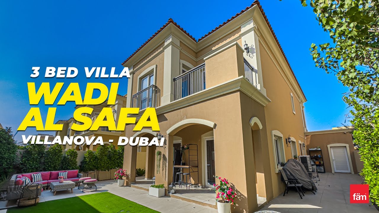 Amazing 3 Bed Villa In Wadi Al Safa Villanova Dubai Youtube
