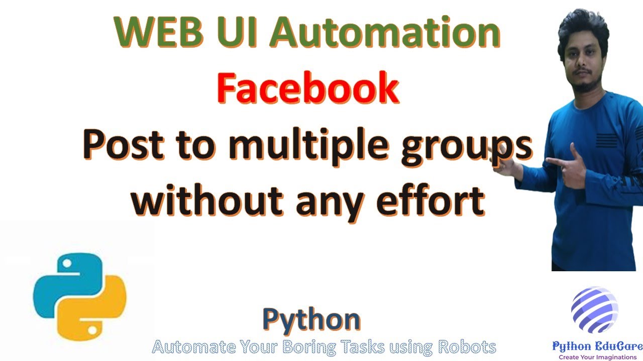 Push Post To Multiple Groups In Facebook Using Python At Ease Youtube