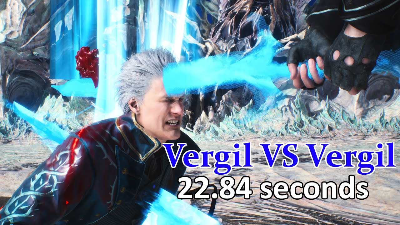 Dmc5se Vergil Vs Vergil Bp 22 84 Seconds Speedrun Youtube