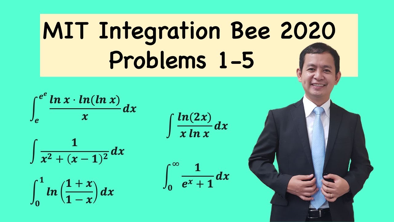 Mit Integration Bee 2020 Qualifying Exam Problems 1 5 Solutions Youtube