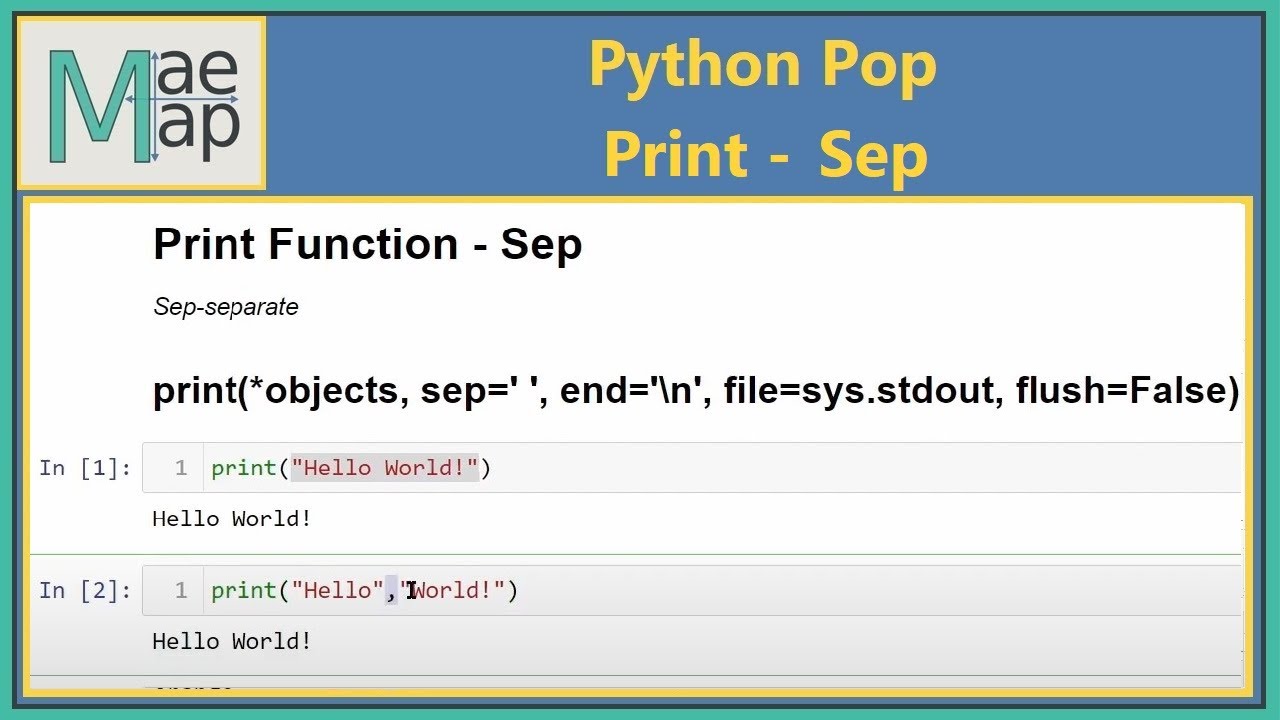 Python Pop Print Sep Youtube