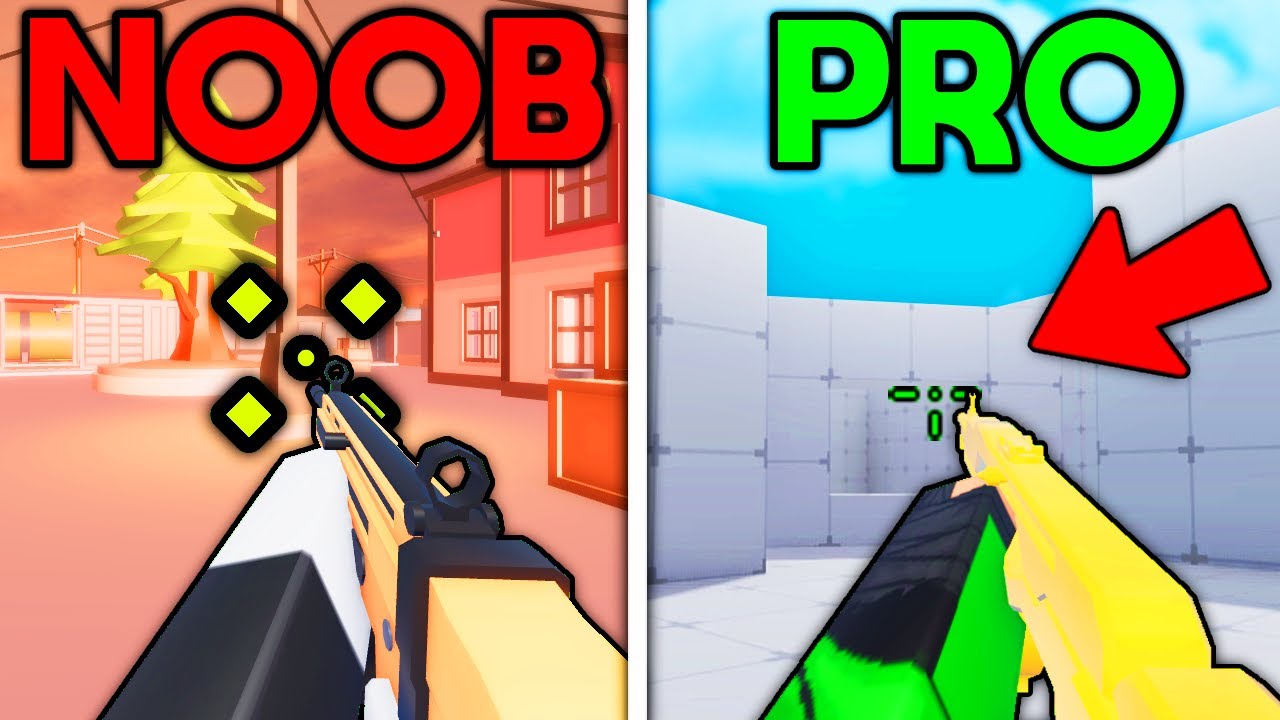 The Worst And Best Crosshairs In Roblox Rivals Youtube