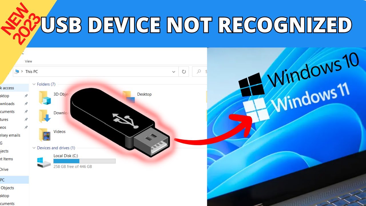 Easy Steps To Fix Usb Device Not Recognized In Windows 10