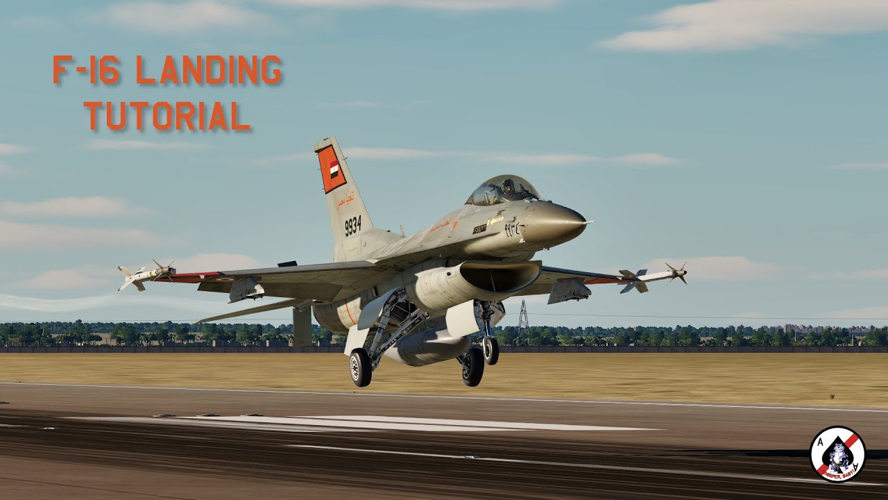 Dcs World F 16 Landing Tutorial Youtube