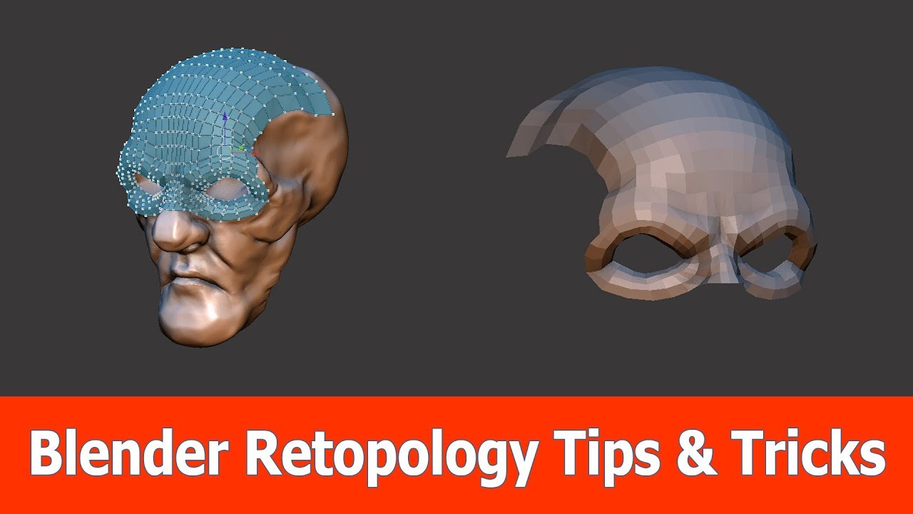 Retopologizing Blender