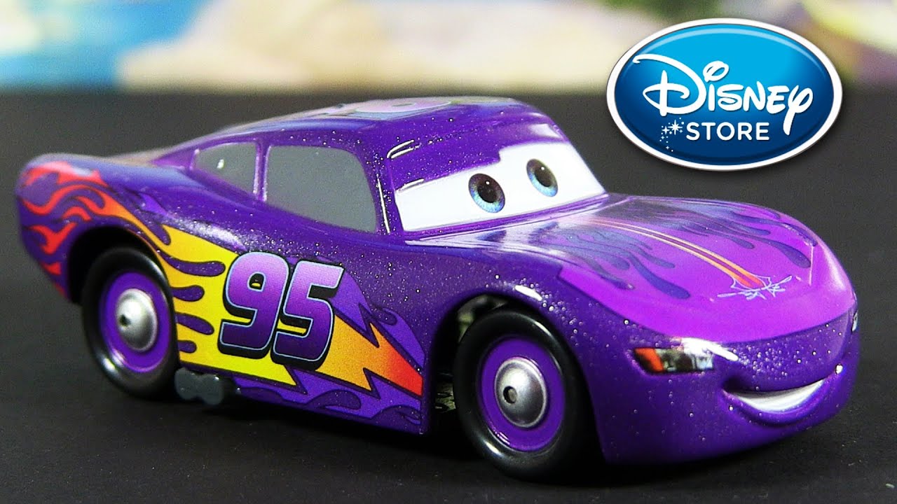New Cars Low N Slow Purple Mcqueen Disney Store 2013 Disney Pixar