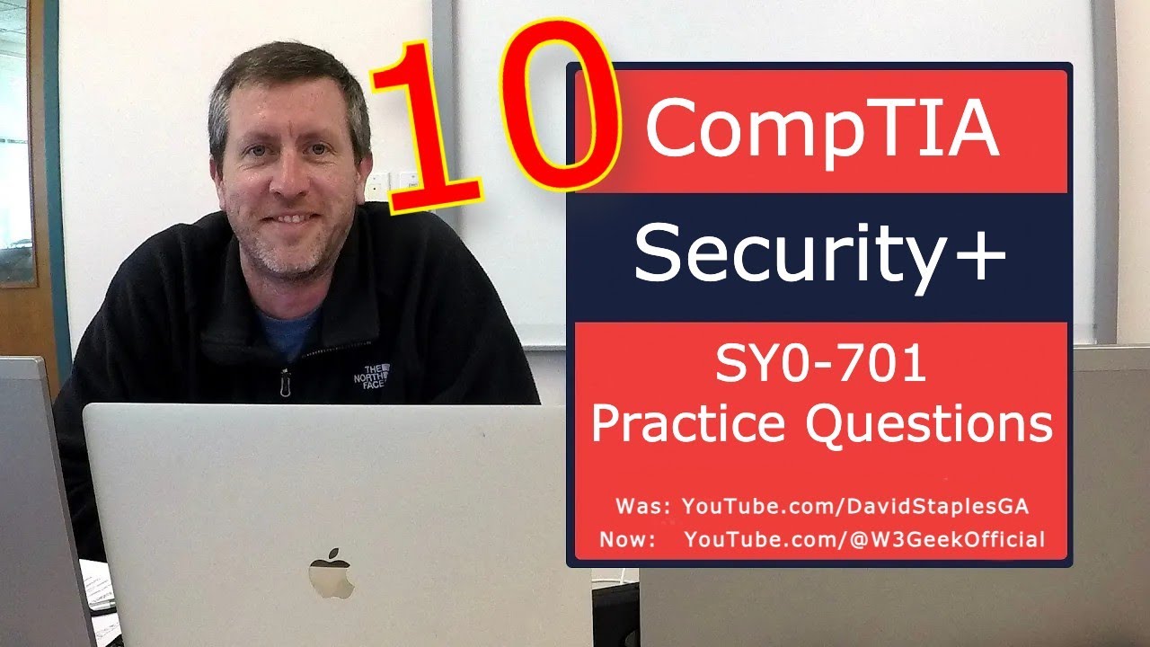 10 Comptia Security Sy0 701 Practice Questions Youtube